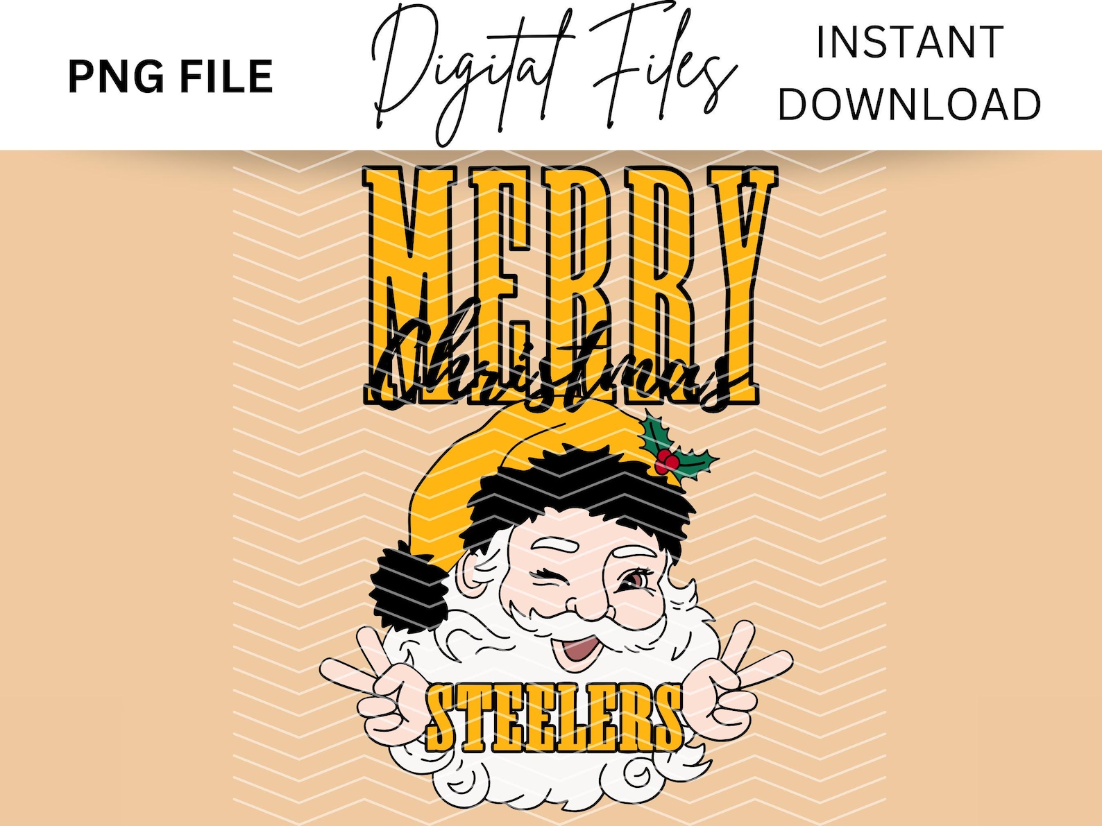 Merry Christmas Steelers Png | Steelers Football Christmas Png ...