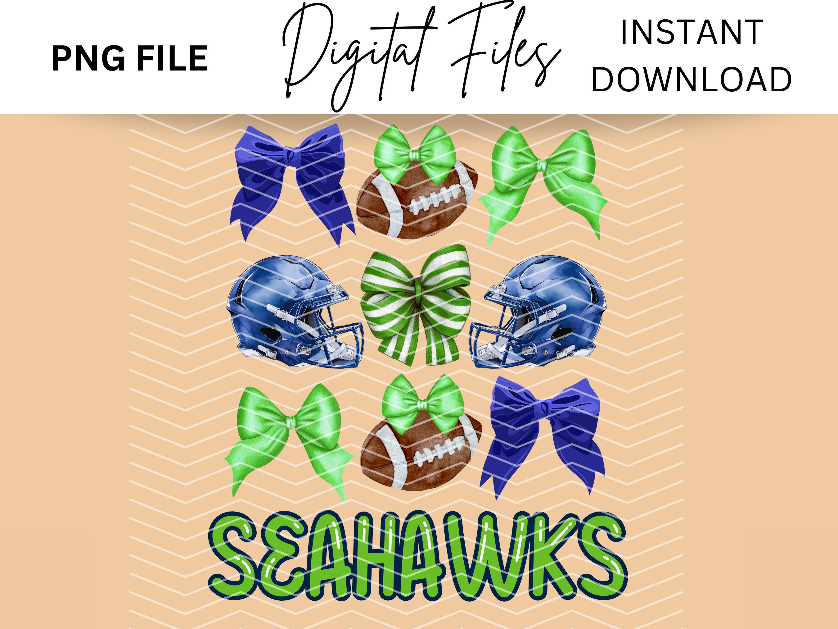Coquette Seahawks Png | Coquette Seattle Png | Trendy Preppy Seattle ...