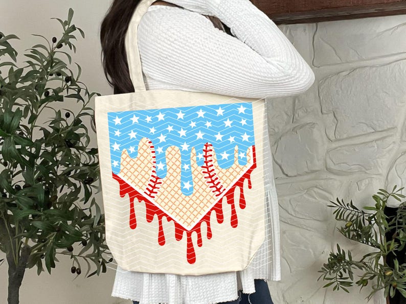 USA Flag Drip Home Plate Png | Sprinkles Ice Cream Home Plate | USA Ice ...