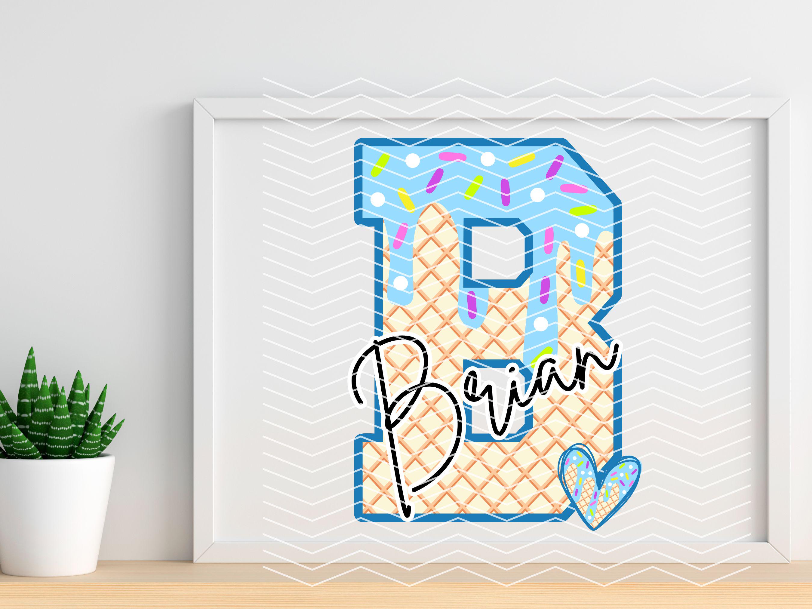 Light Blue Ice Cream Drip Alpha Set Png | Sprinkles Alpha Doodle | Ice ...