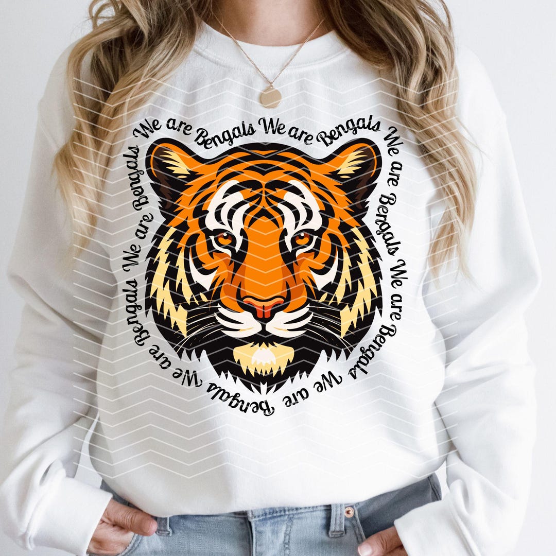 We Are Bengals Png | Trendy Preppy Bengals | Bengals Mascot Png ...