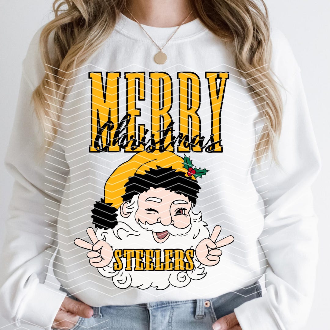 Merry Christmas Steelers Png | Steelers Football Christmas Png ...