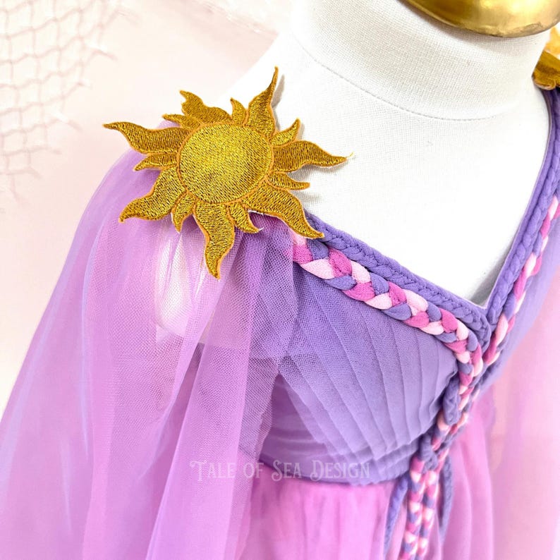 Ancient Greek Goddess Inspired Rapunzel Costume, Rapunzel Princess ...