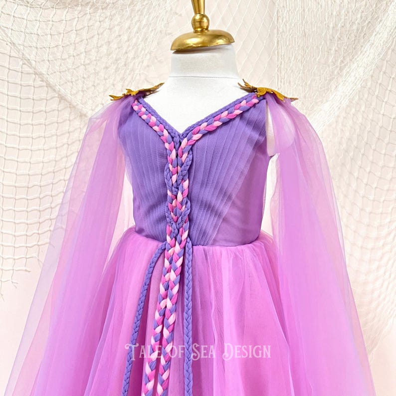 Ancient Greek Goddess Inspired Rapunzel Costume, Rapunzel Princess ...