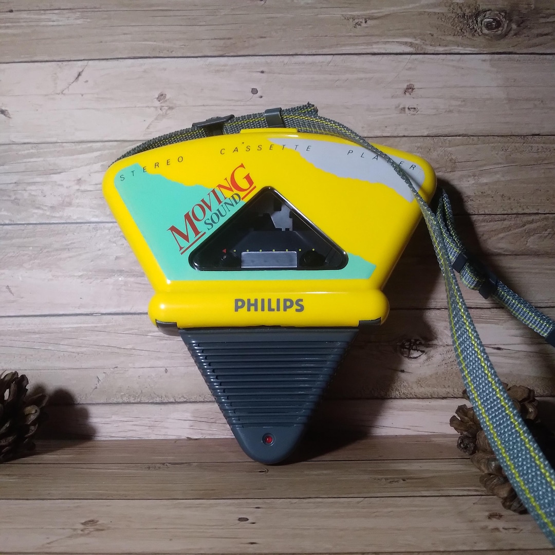 Philips Moving Sound A.k.a Pizza Slice Walkman Cassette Tape Player ...