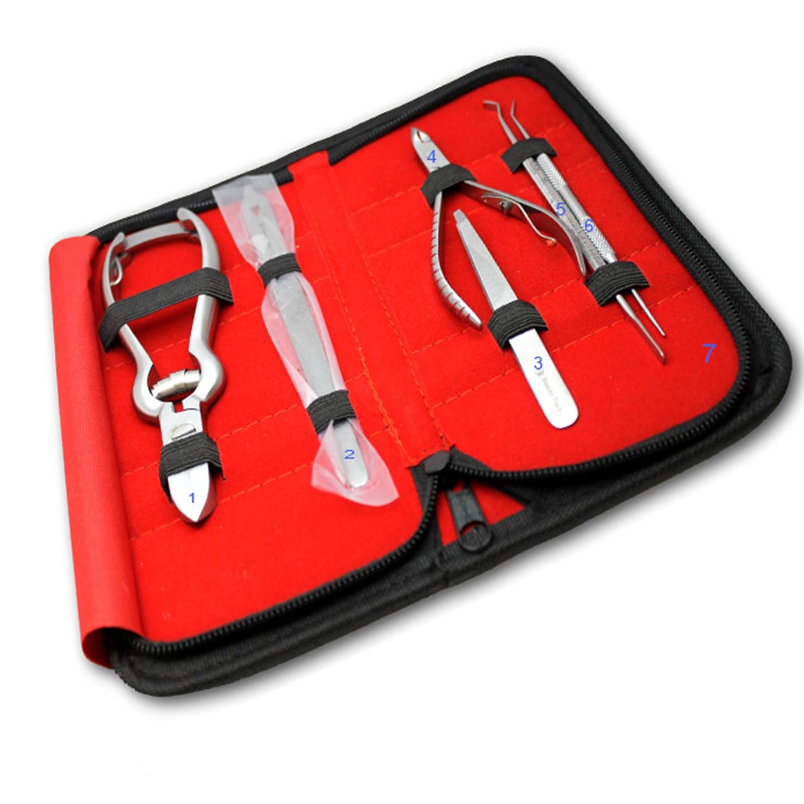Professional Podiatry Tool Kit: Ingrown Toenail Nippers, Thick Nail ...