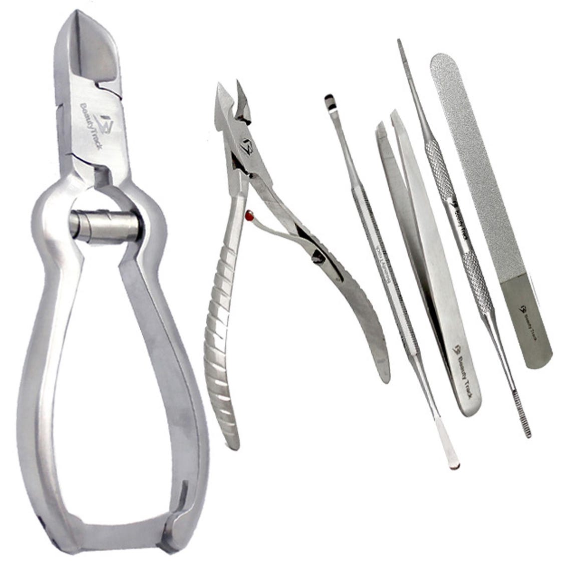 Professional Podiatry Tool Kit: Ingrown Toenail Nippers, Thick Nail ...