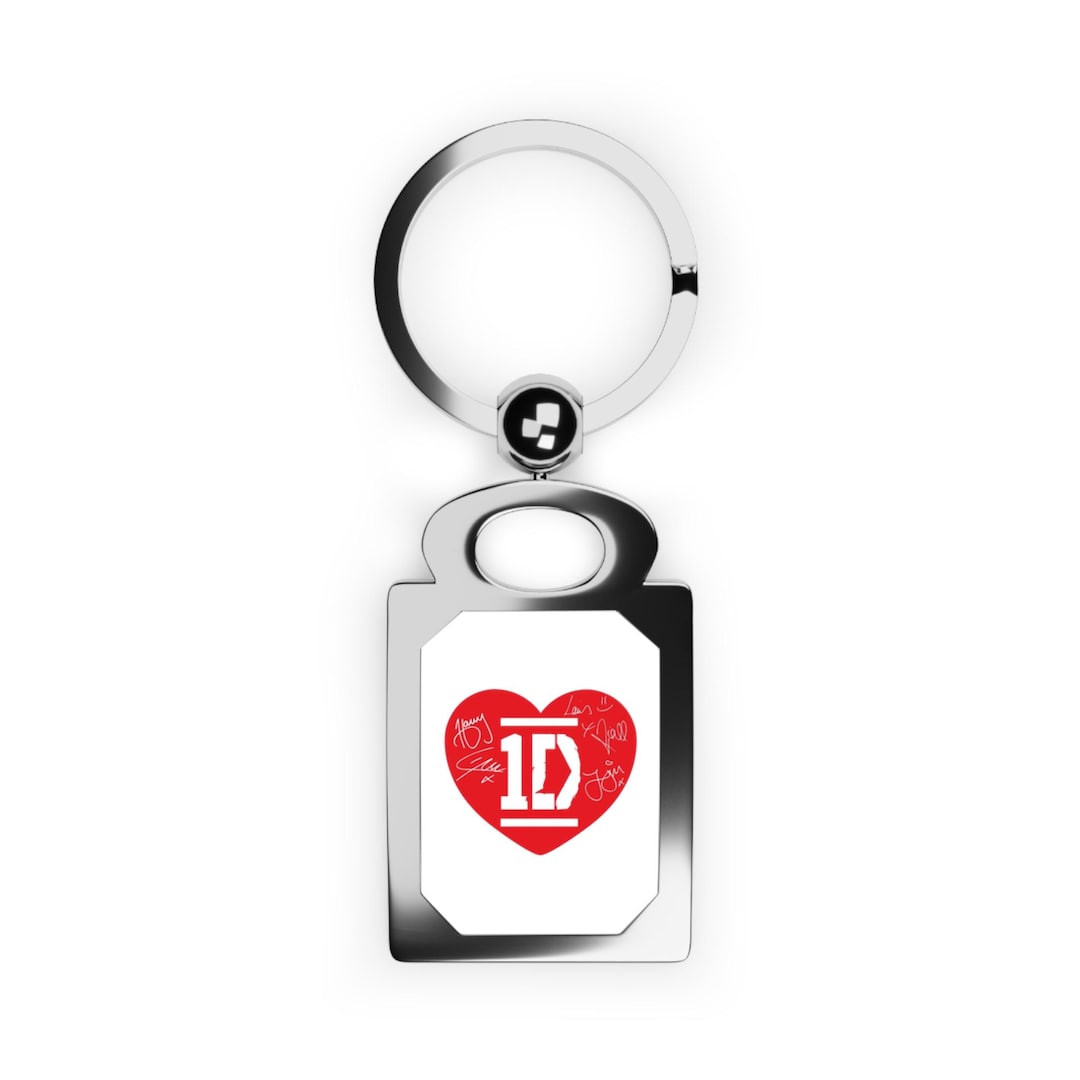 One Direction Heart Signature Photo Keyring, Keychain, Perfect Gift for ...