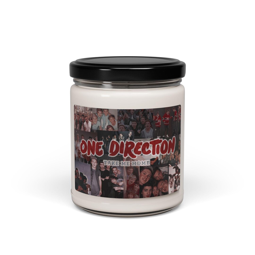 One Direction Scented Soy Candle, 9oz - 1D Fan Gift, Fragrance Candle ...