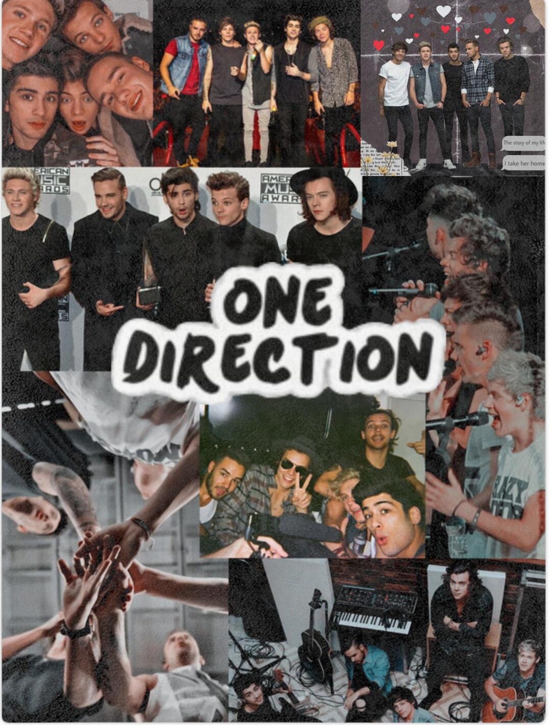 One Direction Throw Blanket – Cozy Microfiber Fan Gift - Etsy