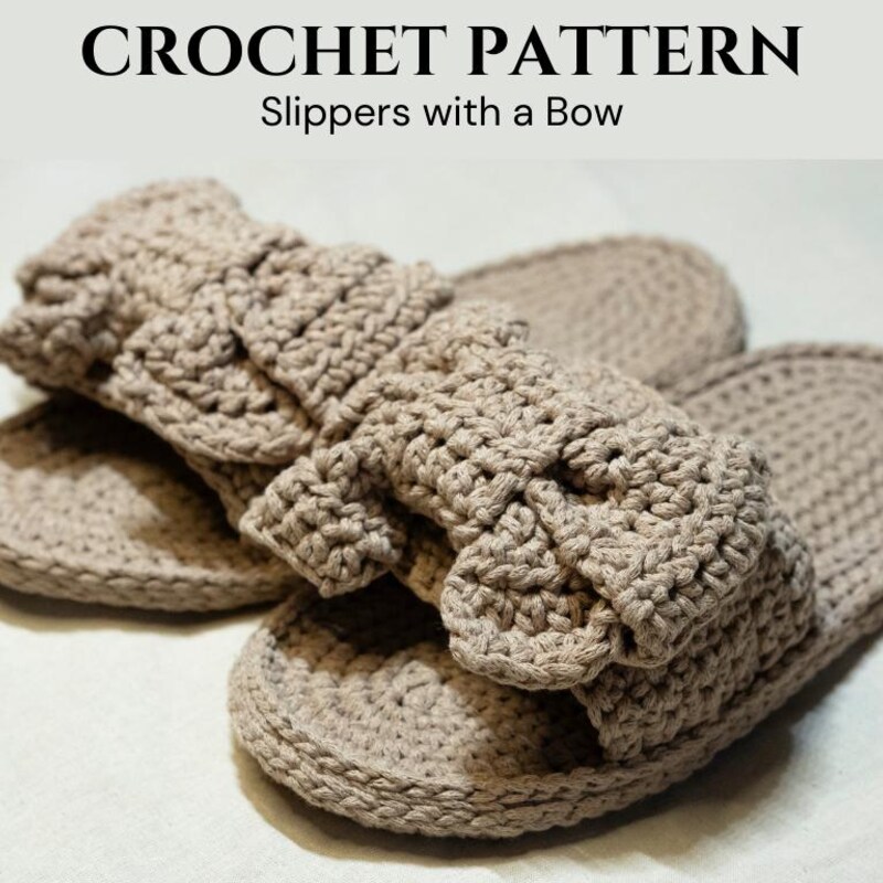 Free Chunky Slipper Pattern - Etsy