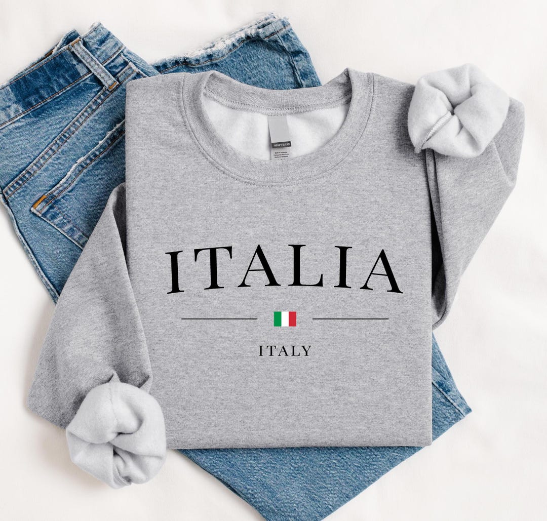Italy Lover Sweatshirt, Italia Flag T-shirt, Vacation Travel in Italy ...