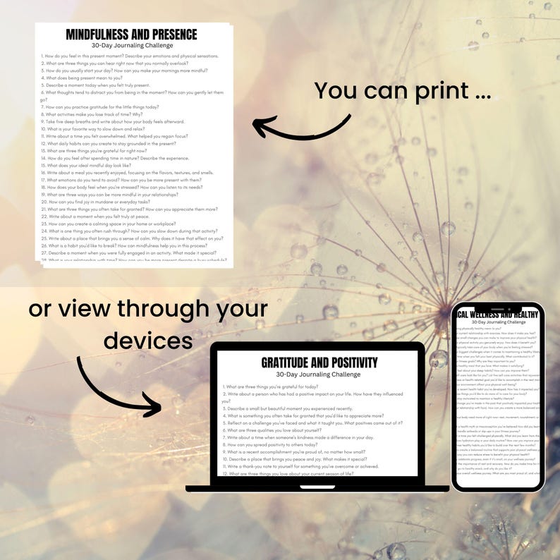 Beginner Journaling Prompts for Self Improvement | 30 Days Printable ...