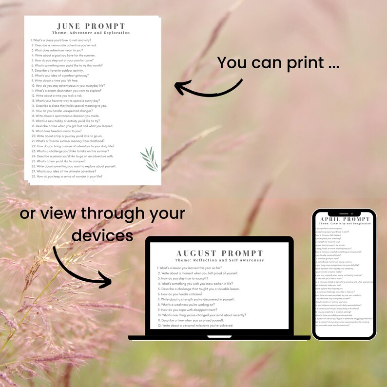 Beginner 365 Days Spiritual Growth Journaling Prompts| Whole Year ...