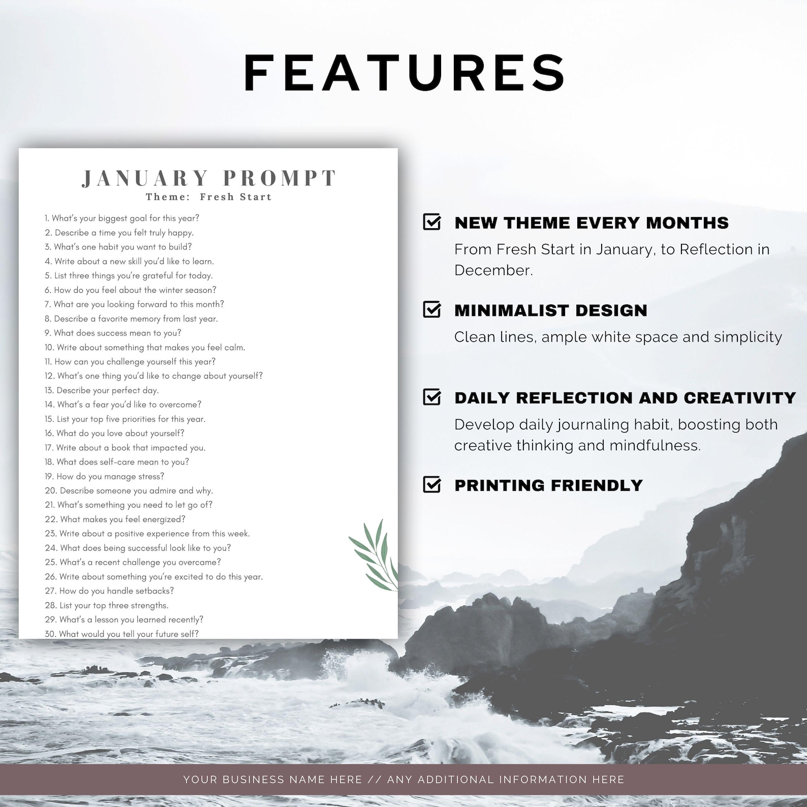 Beginner 365 Days Journaling Prompts for Whole Well Being | Year Long ...