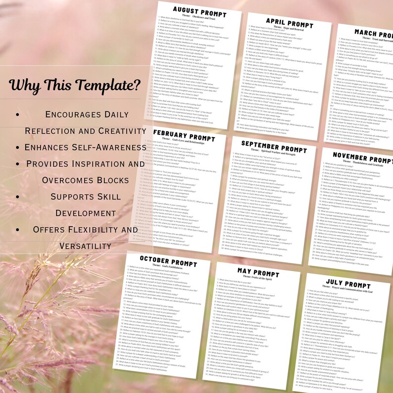 Beginner 365 Days Spiritual Growth Journaling Prompts| Whole Year ...