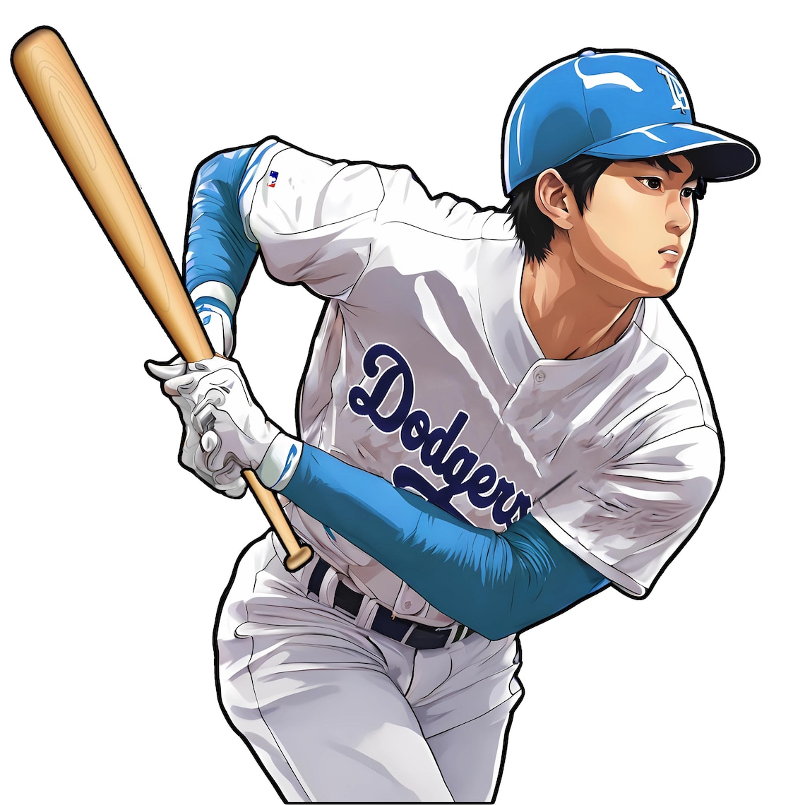 Ohtani Png, Shohei Ohtani, for Shirt,poster,sticker, Etc. La Dodgers ...