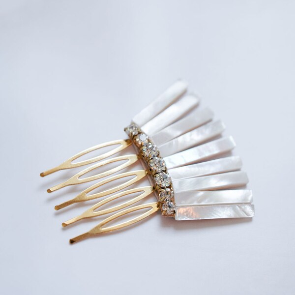 Beaded Bridal Comb - Etsy