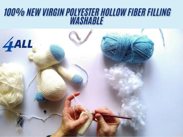 Virgin Hollow Fibre Polyester Filling Soft Fluffy Long Lasting Washable ...