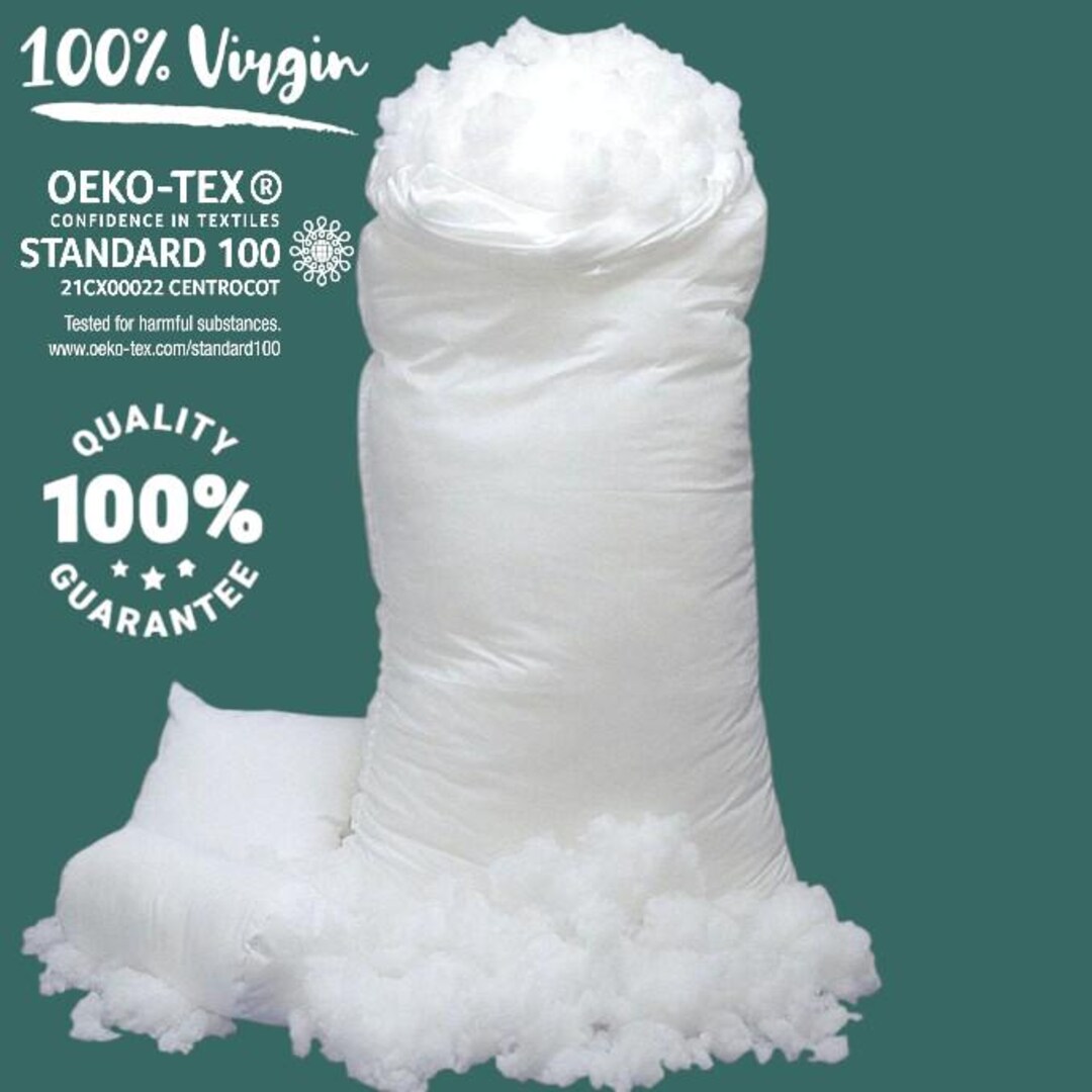 Virgin Hollow Fibre Polyester Filling Soft Fluffy Long Lasting Washable ...
