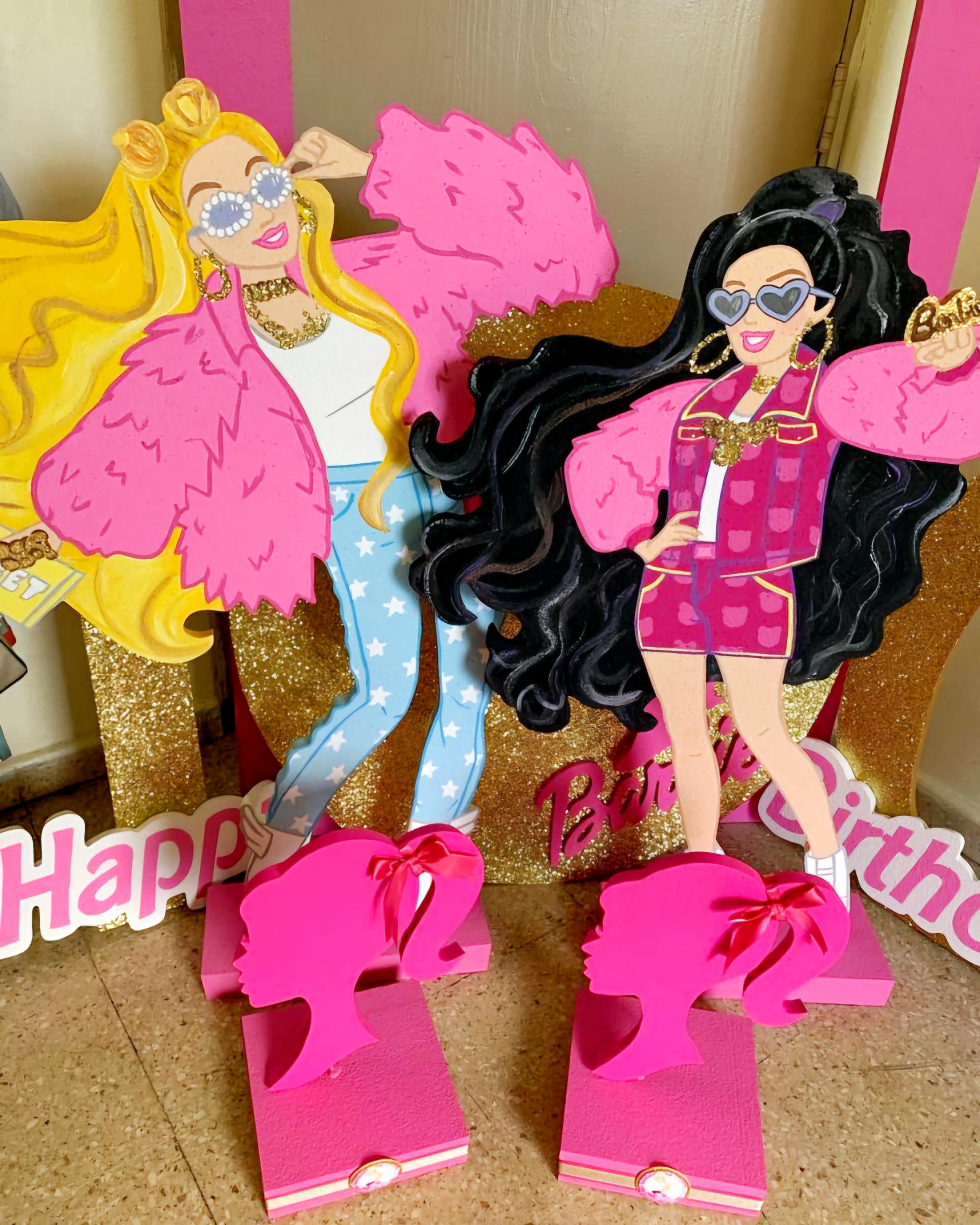 Barbie Doll Centerpiece for Birthday Party Table Decoration ...