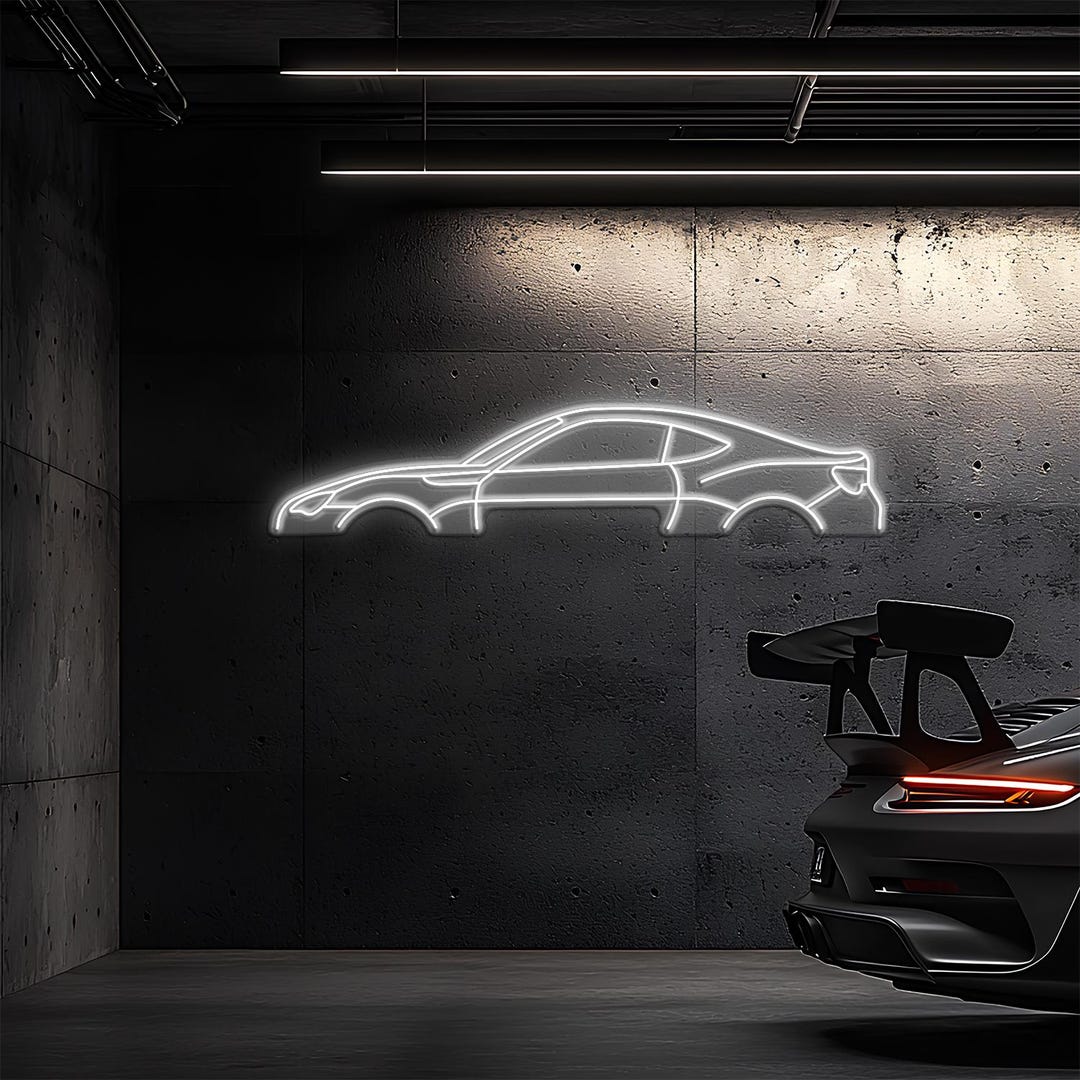 Plexiglass Neon Car Sign, Neon Car Light, Neon Sign, Car Neon Sign ...