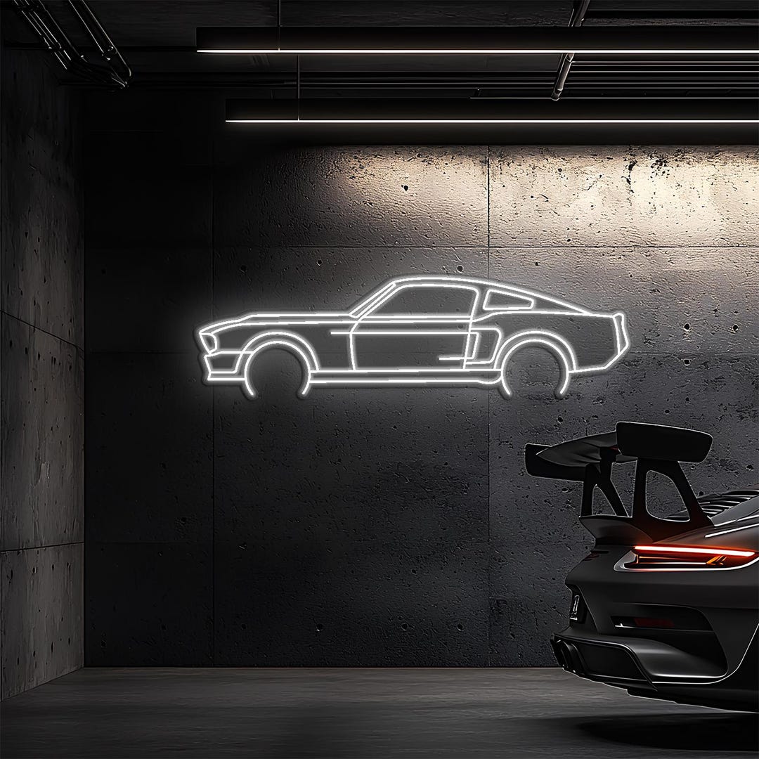 Plexiglass Neon Car Sign, Neon Car Light, Neon Sign, Car Neon Sign ...