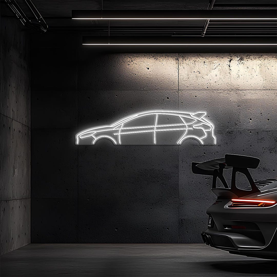 Plexiglass Neon Car Sign, Neon Car Light, Neon Sign, Car Neon Sign ...