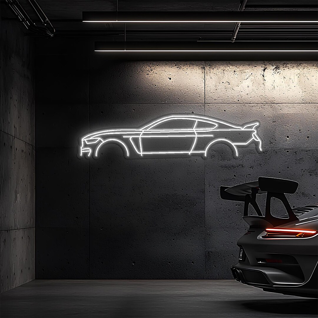 Plexiglass Neon Car Sign, Neon Car Light, Neon Sign, Car Neon Sign ...