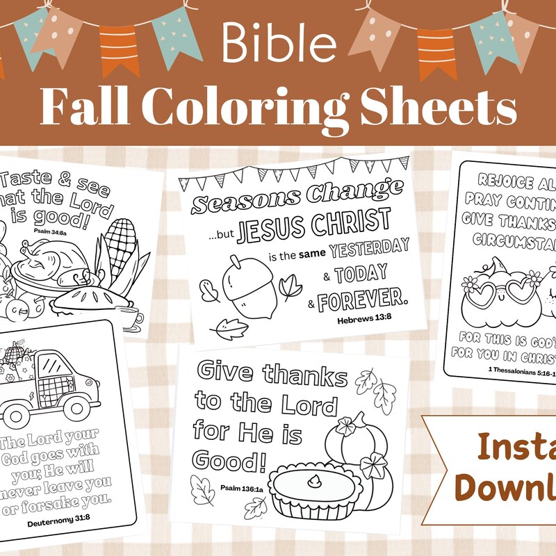 Religious Fall Decor - Etsy