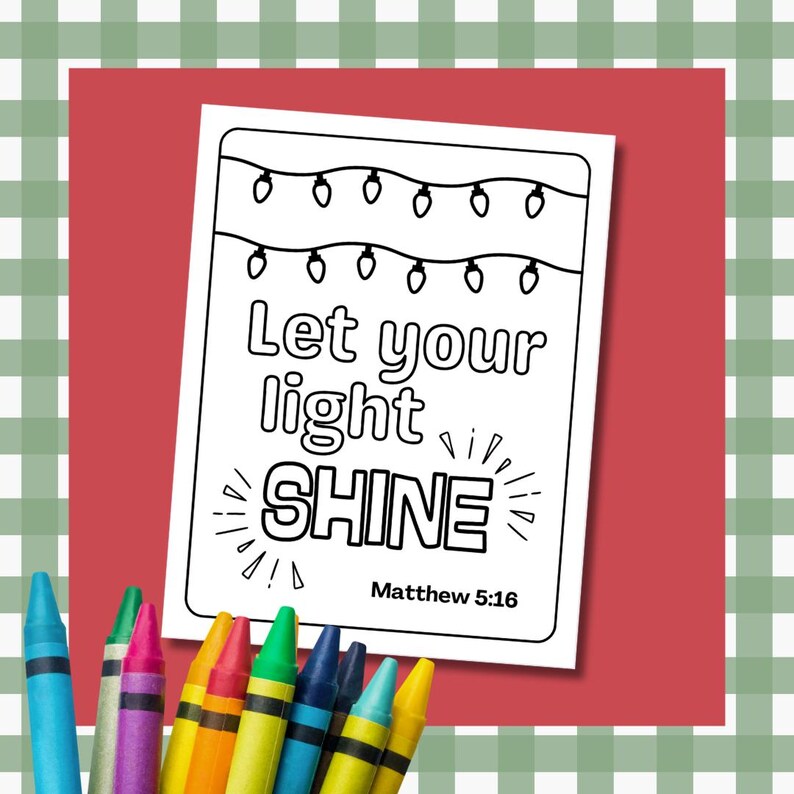 Christmas Christian Coloring Pages: Bible Sunday School Activity (PDF ...