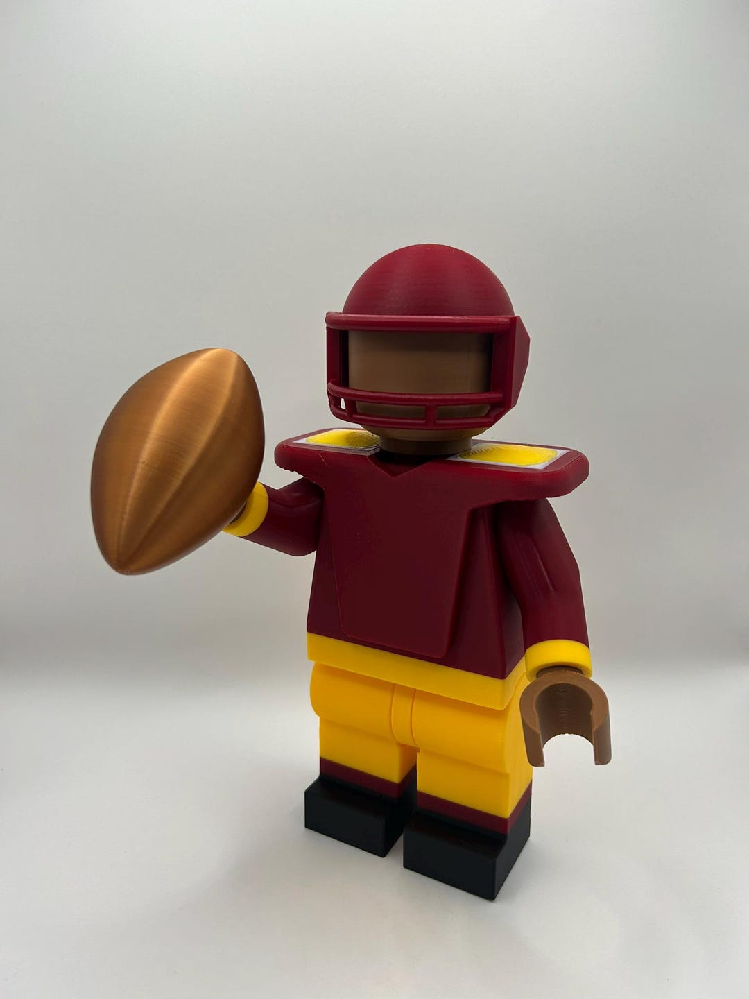 Mega Washington Commanders Themed Brick Lego Man - Etsy