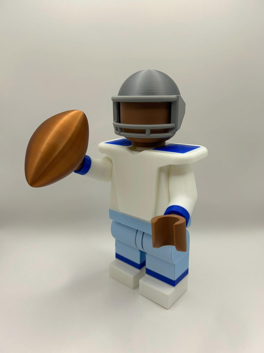 Mega Dallas Cowboys Themed 8.5in Brick Lego Man - Etsy