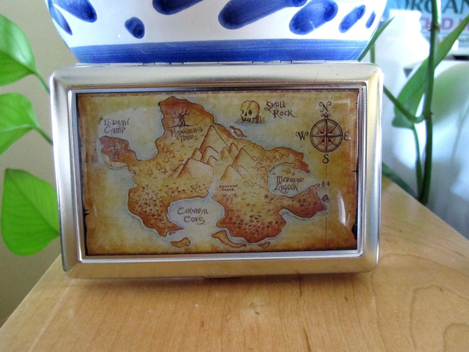 Neverland Map Cigarette or Card Case or Wallet or Tin - Etsy