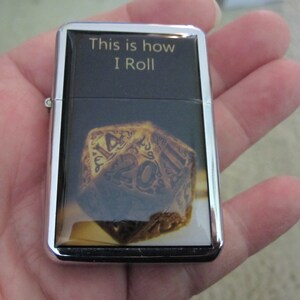 Dungeons and Dragons D20 Dice Lighter This is How I Roll - Etsy