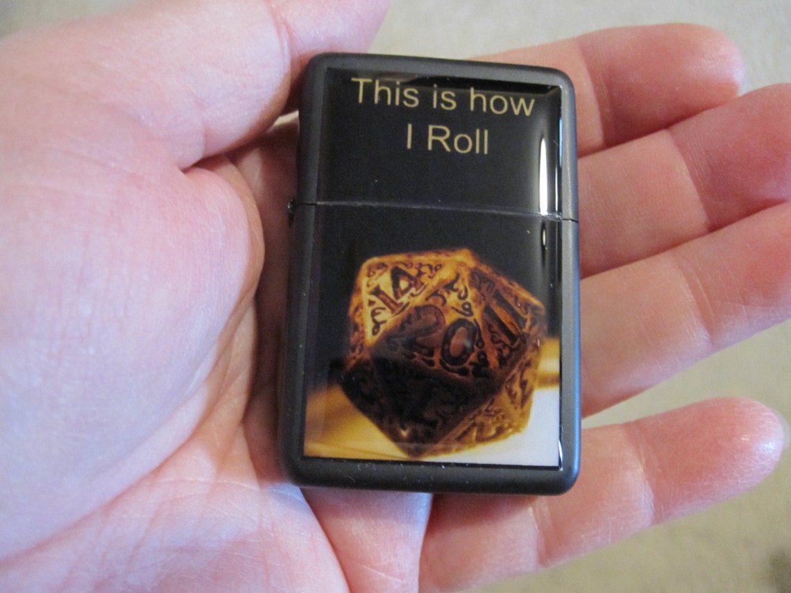 Dungeons and Dragons D20 Dice Lighter This is How I Roll - Etsy