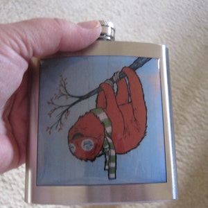 Sloth Liquor Hip Flask - Etsy