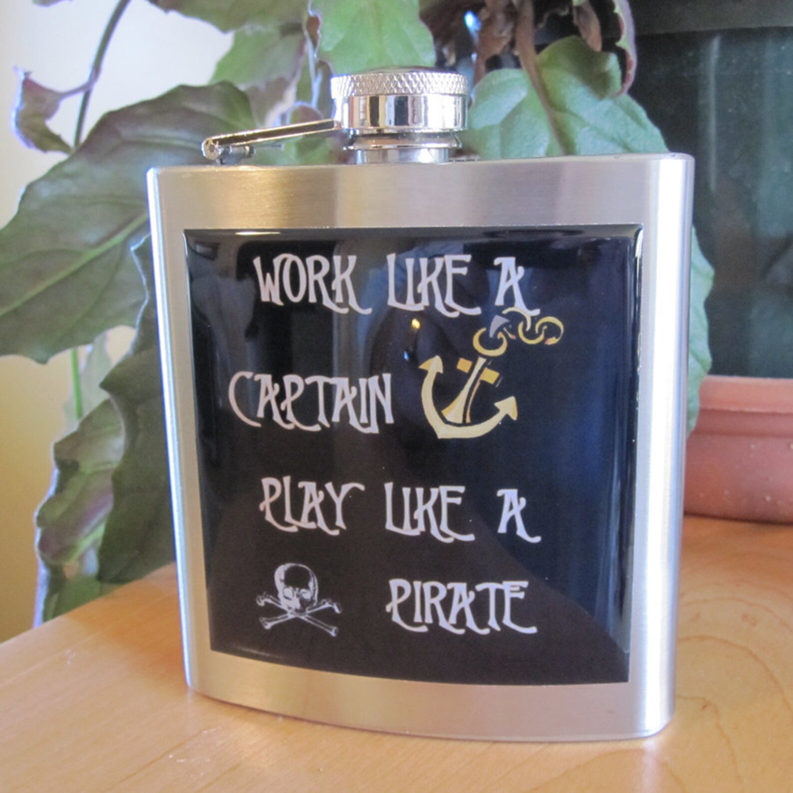 Play Like A Pirate Liquor Hip Flask - Etsy