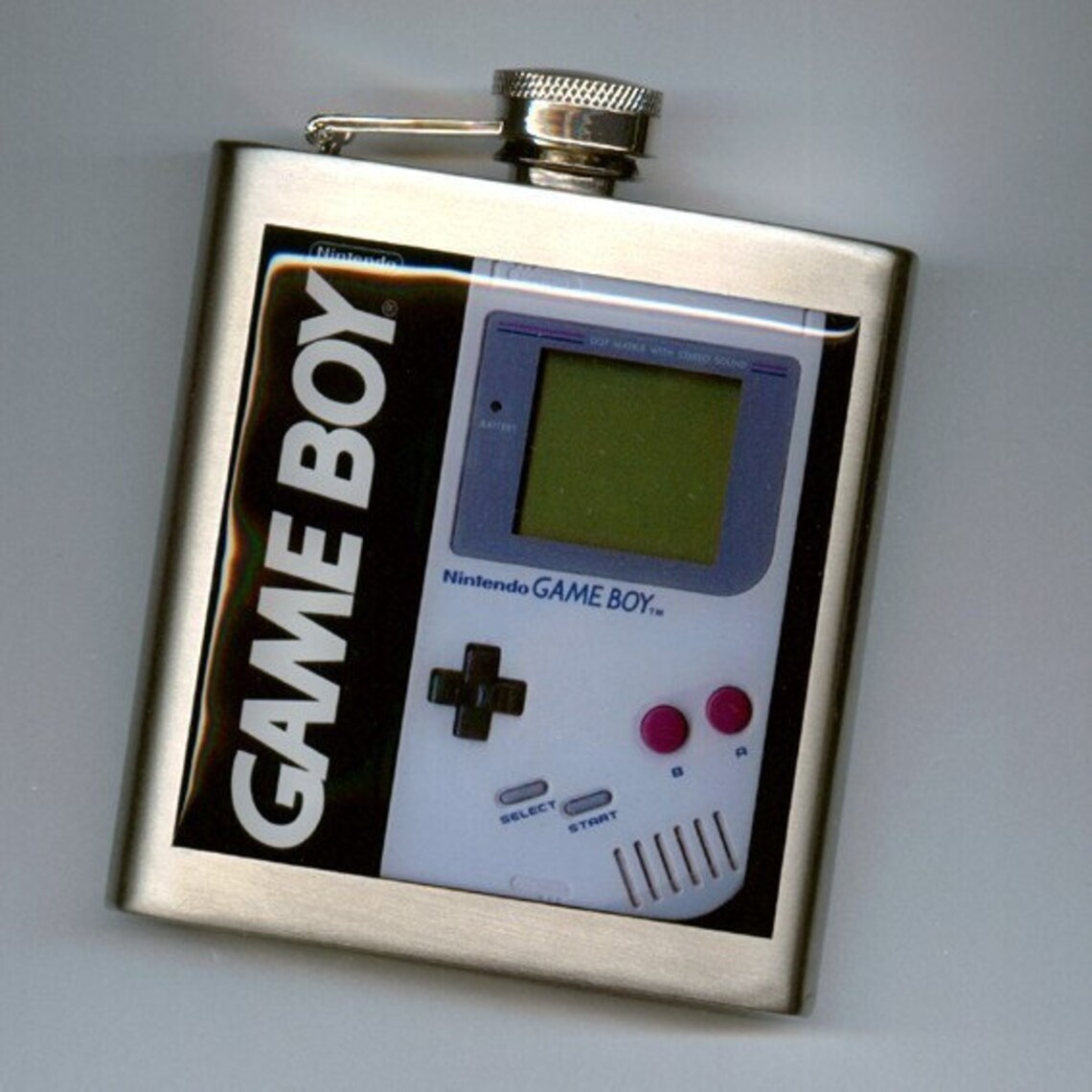 Vintage Game Boy Inspired Liqour Hip Flask | Etsy