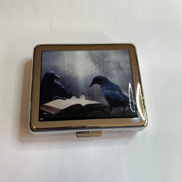 Pill Box With Mirror - Etsy