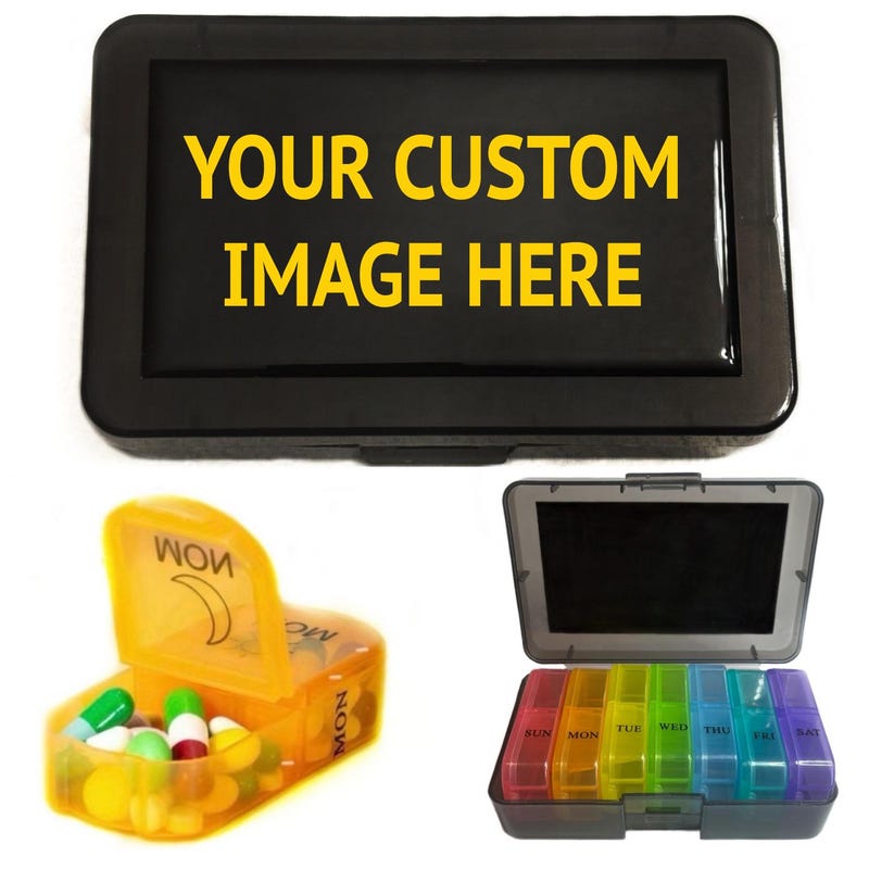 Custom Pill Box - Etsy