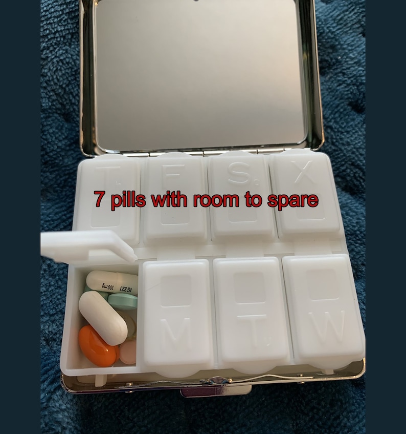 Pill Box Custom Made With Your Image Choice - Etsy