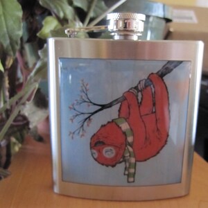 Sloth Liquor Hip Flask - Etsy