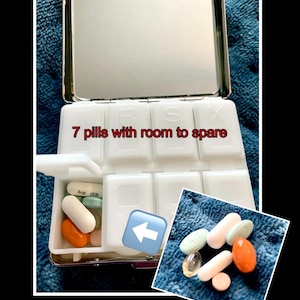 8 Bit Video Game Its Dangerous to Go Alone 7 Day Pill Box - Etsy