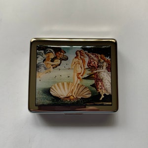 Birth of Venus Botticelli 7 Day Pill Box With Mirror - Etsy