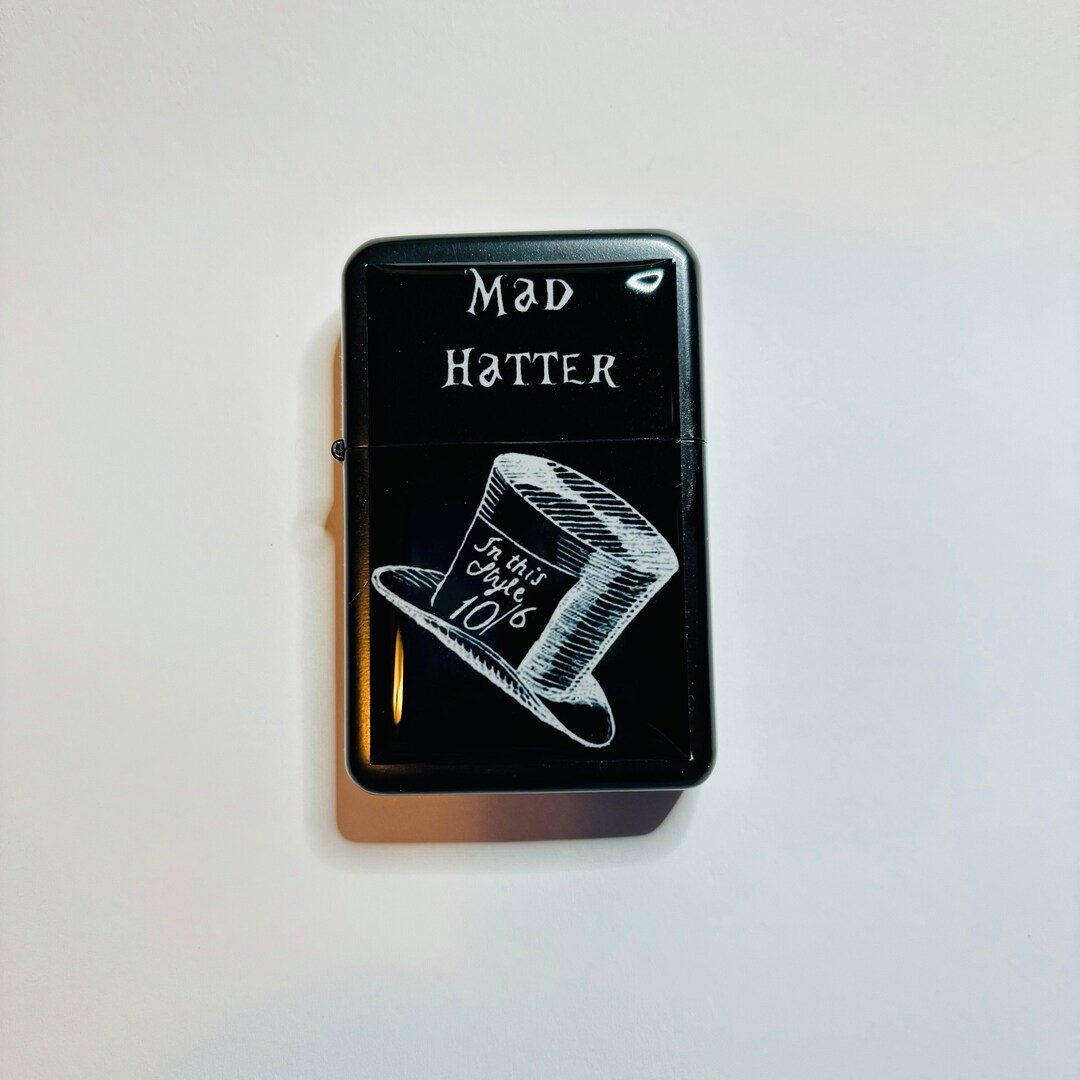 Alice in Wonderland Mad Hatter Hat Refillable Lighter - Etsy