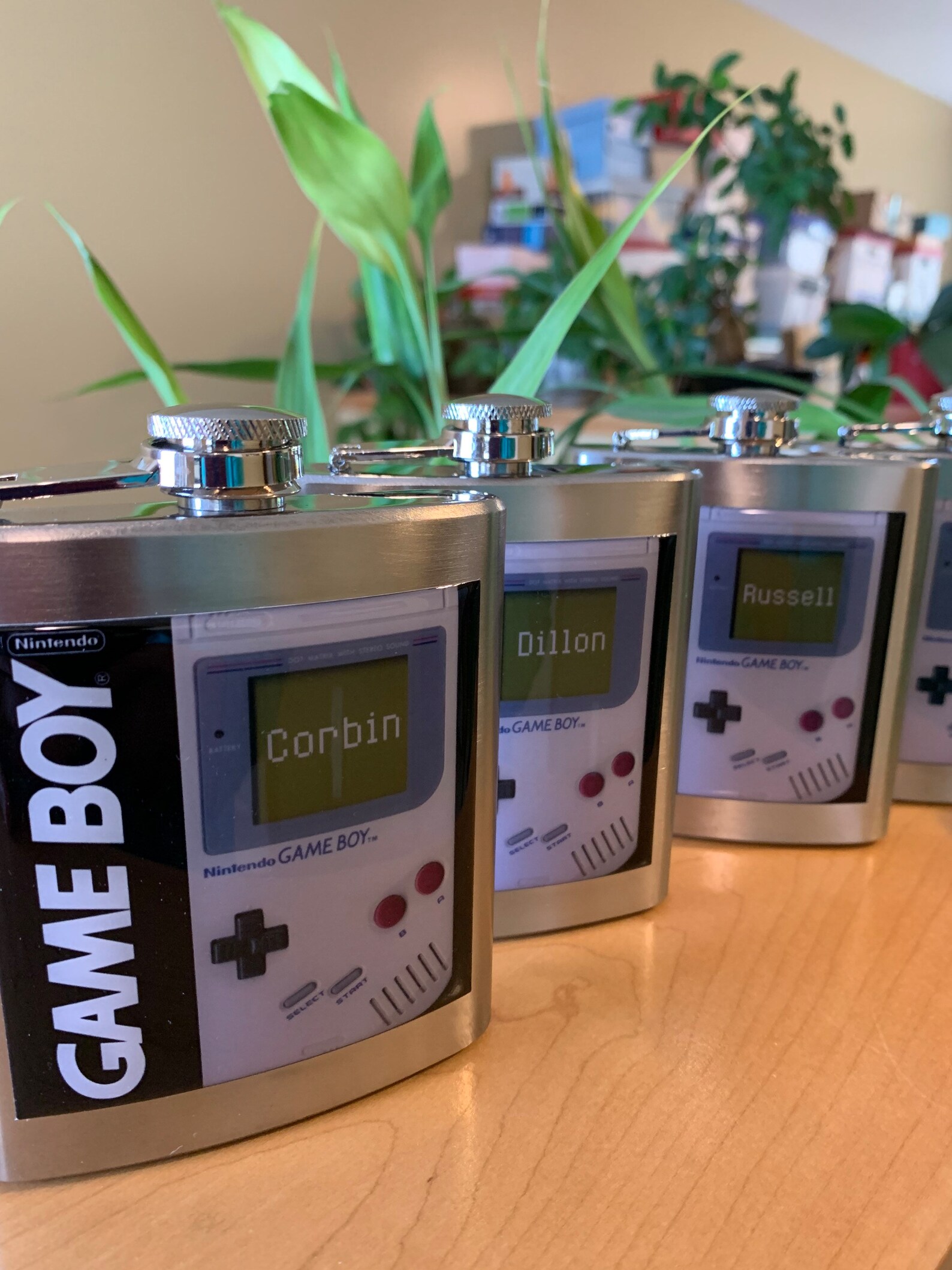 Vintage Game Boy Inspired Liqour Hip Flask - Etsy