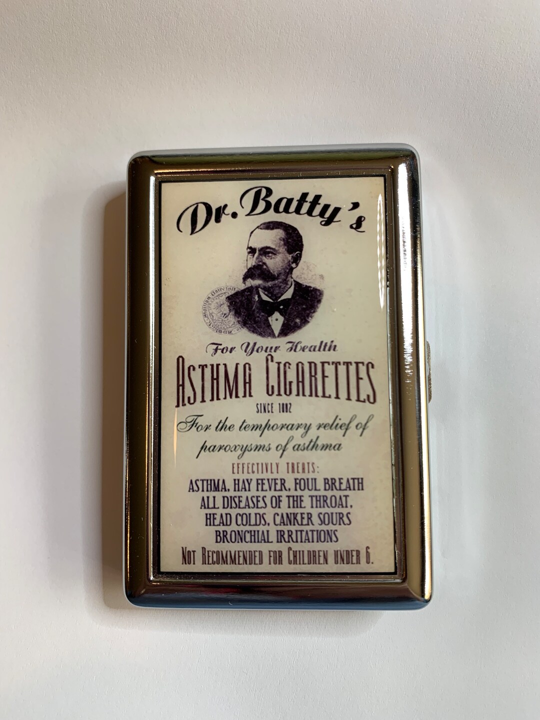 Vintage Poster Asthma Cigarettes Cigarette or Card Case or Wallet - Etsy