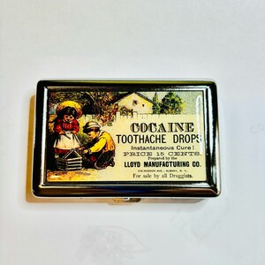 Vintage Toothache Ad Poster Cigarette or Card Case or Wallet - Etsy