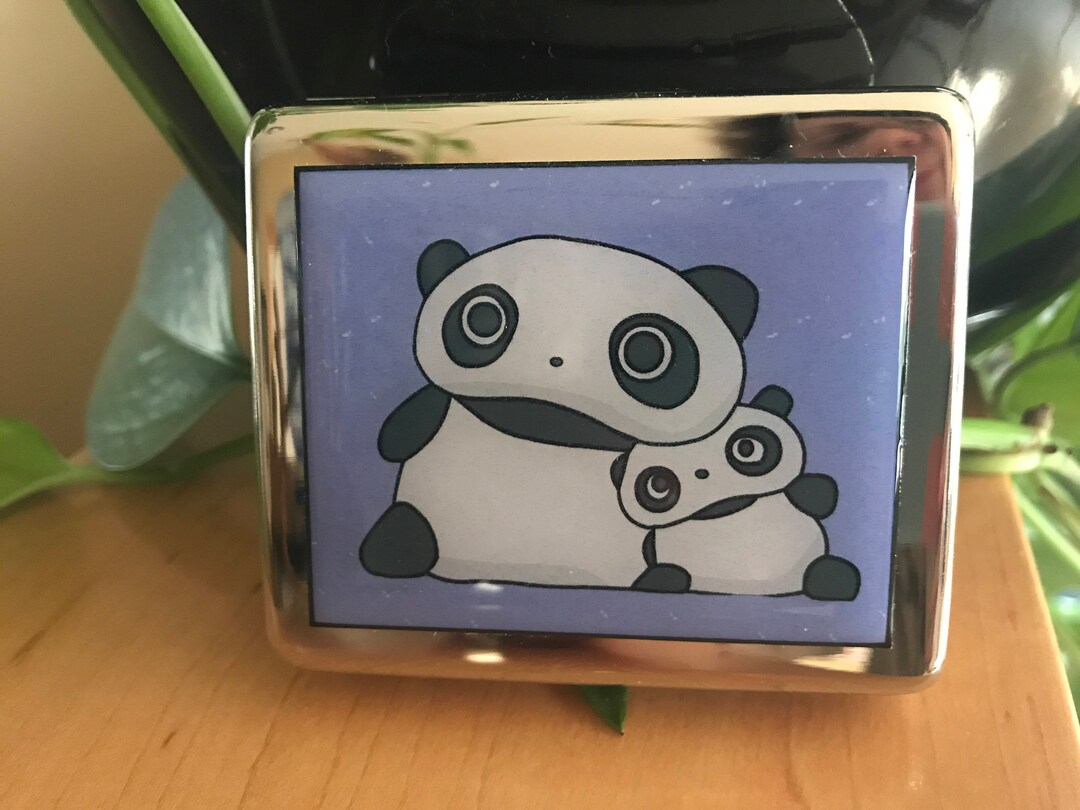 Tare Panda Bear 7 Day Pill Box With Mirror - Etsy